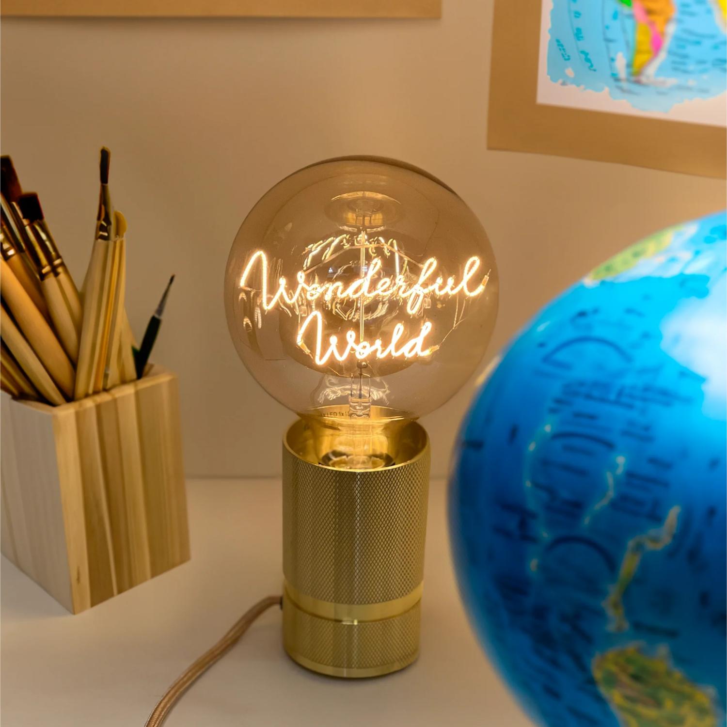 MITB by Elements Lighting Wonderful World E27 Bulb | LampTwist