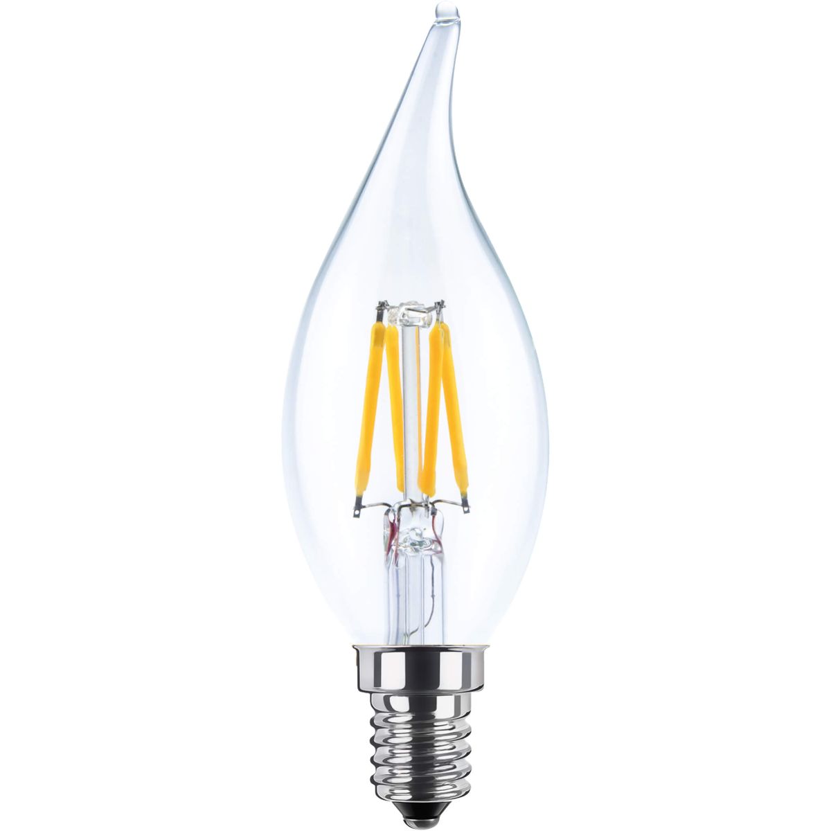 Segula Vintage LED Candle Flame E14 B35 Clear - 270lm 2700K - Dimmable