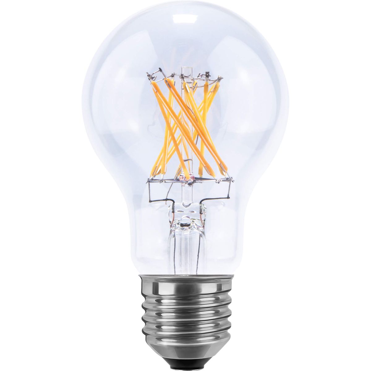 Segula Vintage LED Bulb E27 A60 Clear - 650lm 2700K - Dimmable
