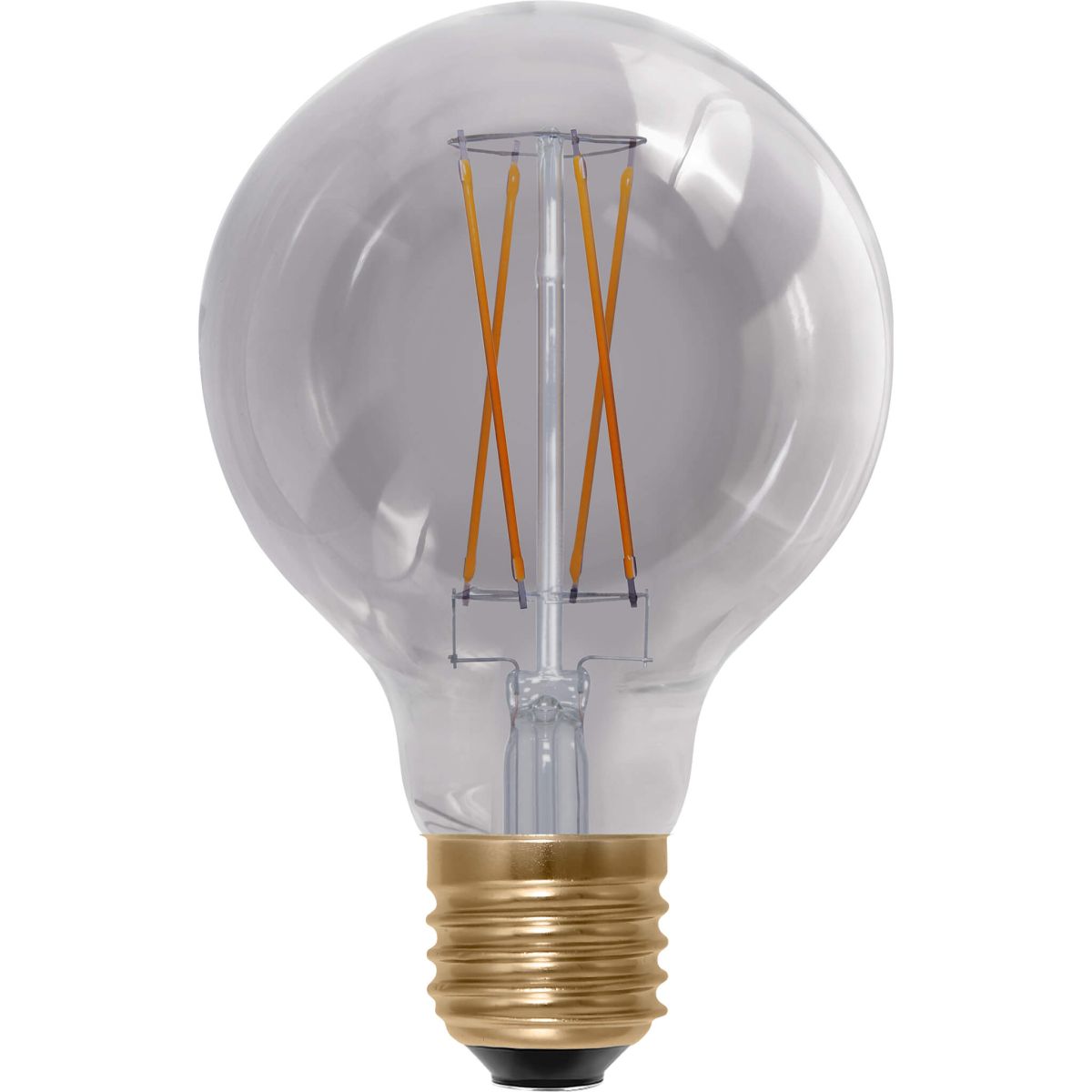 Segula Vintage LED Globe E27 G80 Smoke Grey - 220lm 1900K - Dimmable