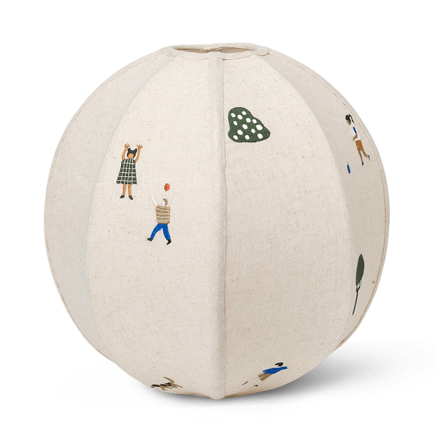 Ferm Living The Park Embroidered Textile Lampshade