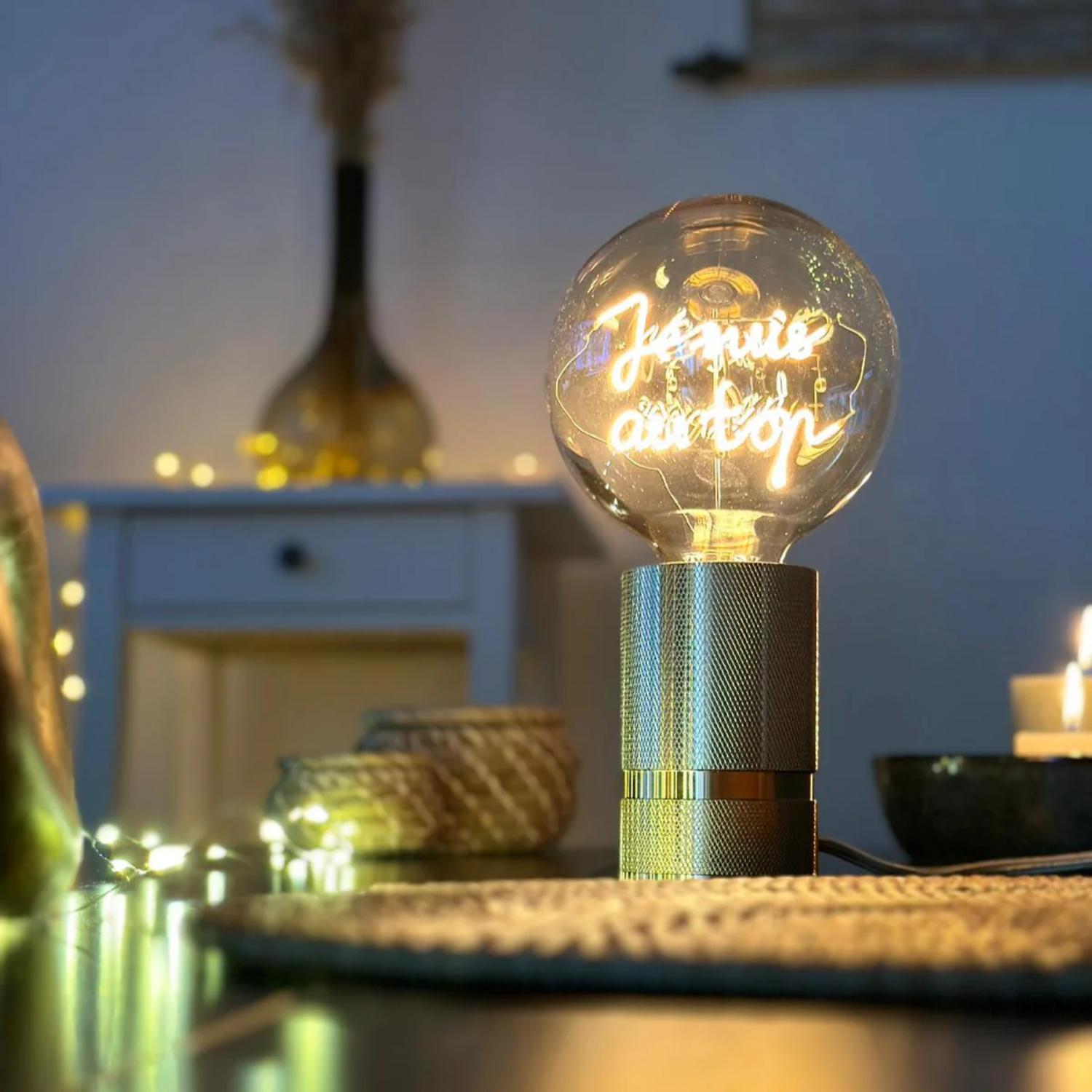 MITB by Elements Lighting Je suis au top E27 Bulb | LampTwist