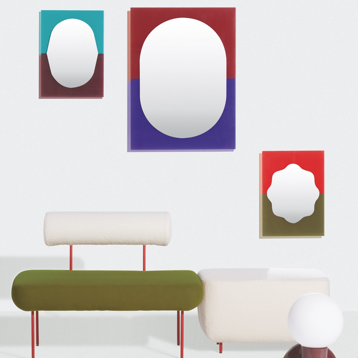 Petite Friture Wander Small Mirror | LampTwist