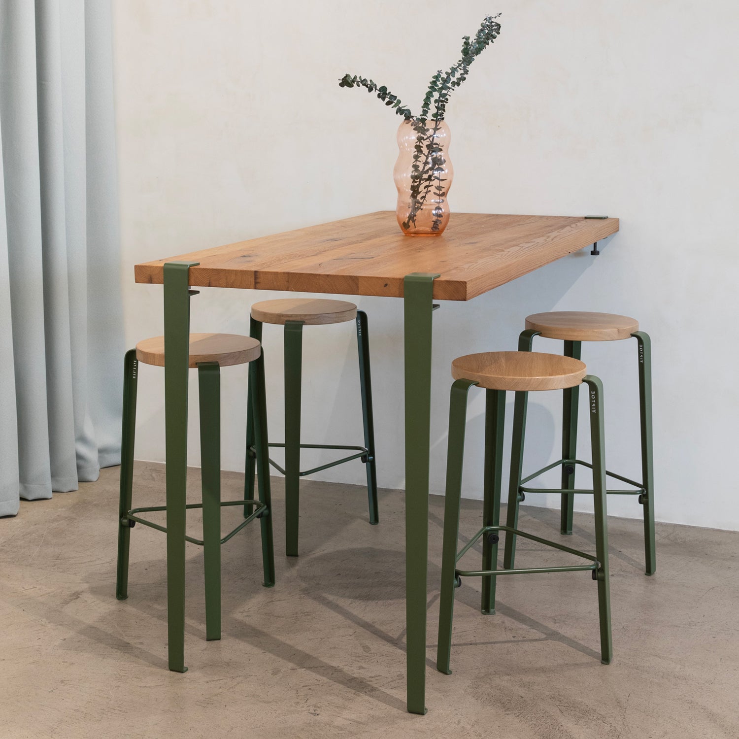 TipToe Counter Table Leg - 90 cm + Wall Bracket | LampTwist