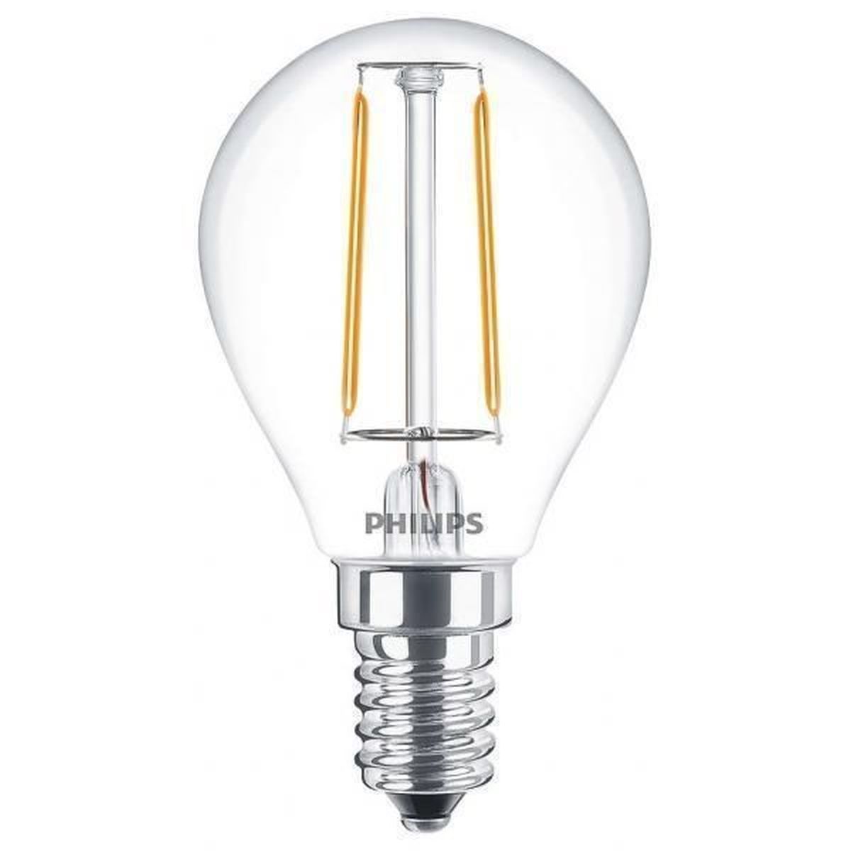 Philips Corepro LED Bulb E14 P45 Clear - 250lm 2700K - Not Dimmable