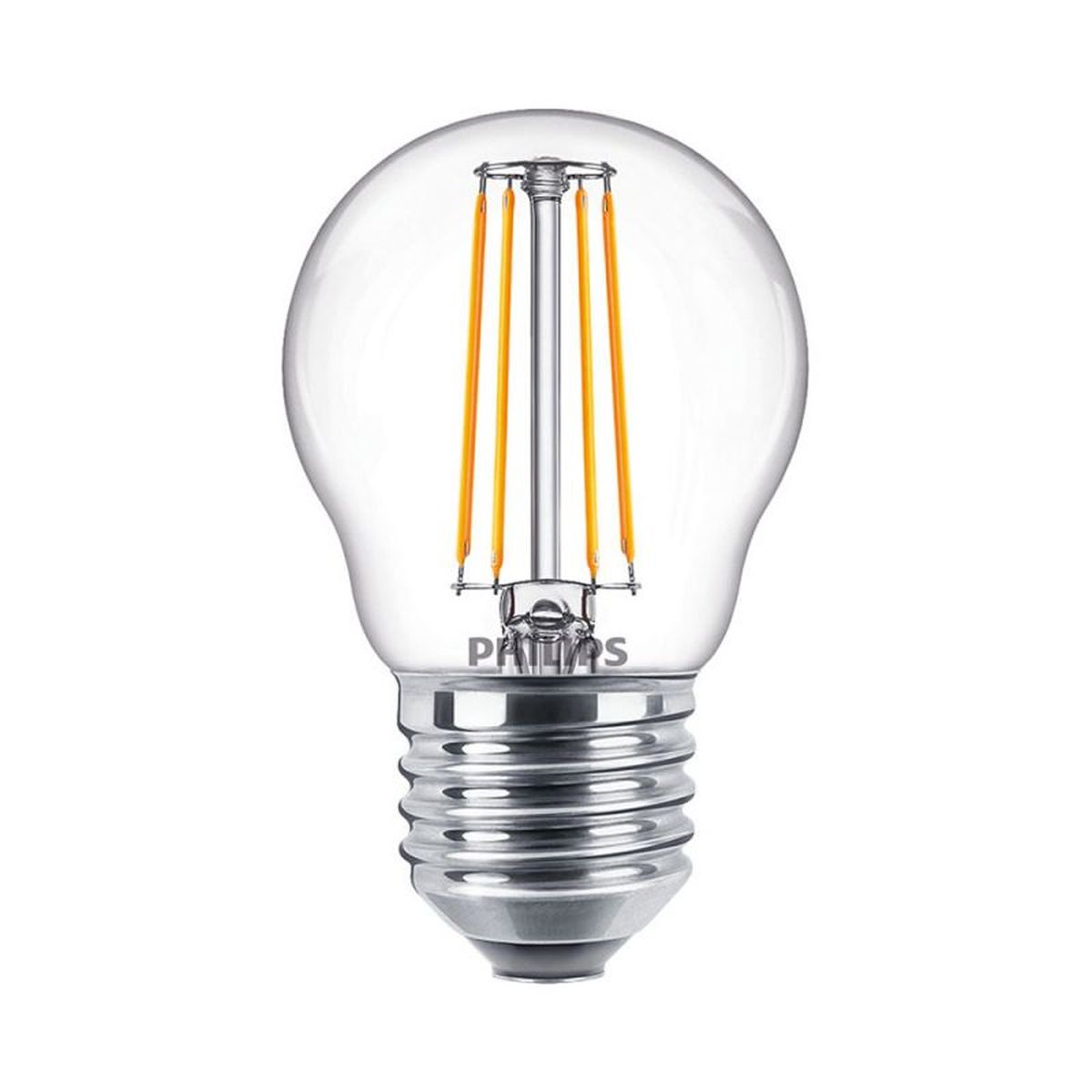 Philips Master Value LED Bulb E27 P45 Clear - 470lm 2700K - Dimmable