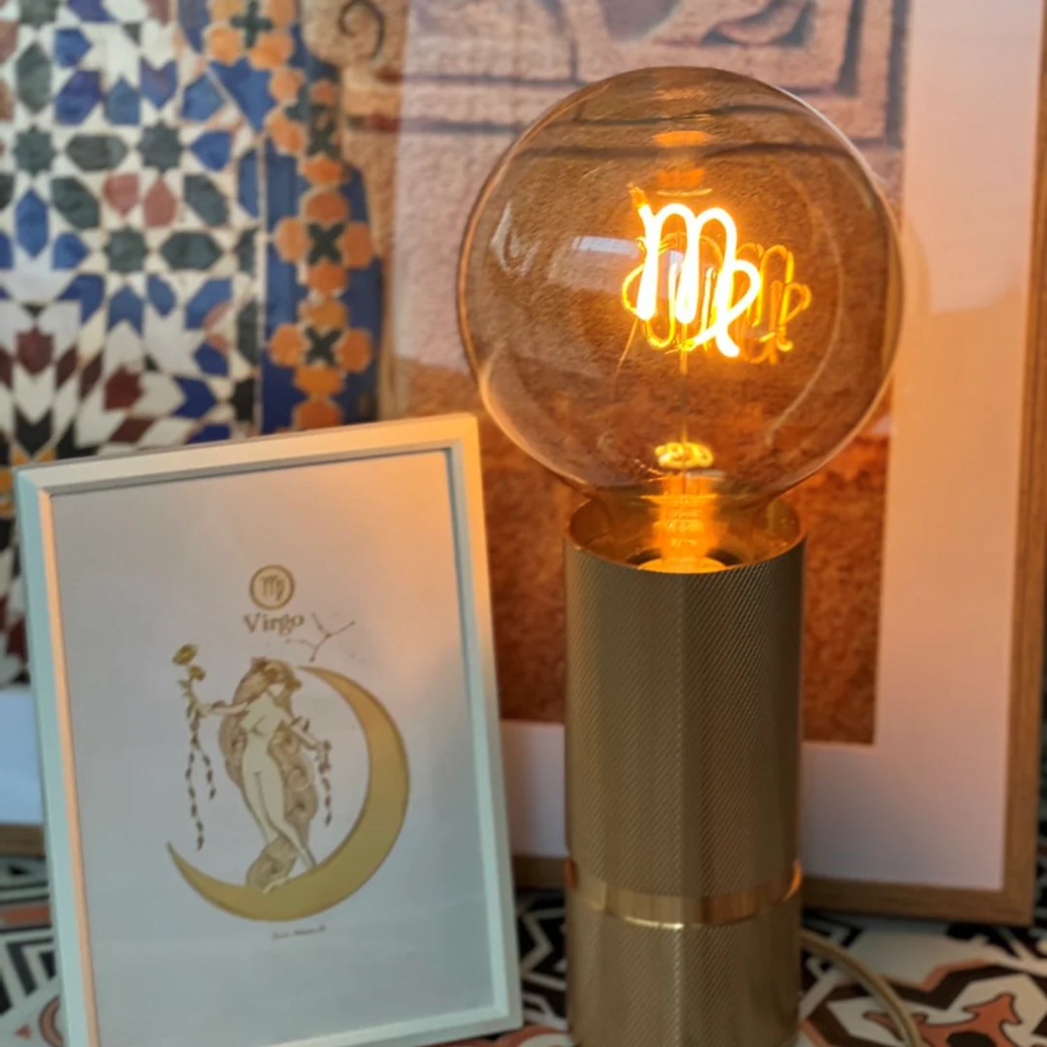 MITB by Elements Lighting Zodiac Virgo E27 Bulb | LampTwist