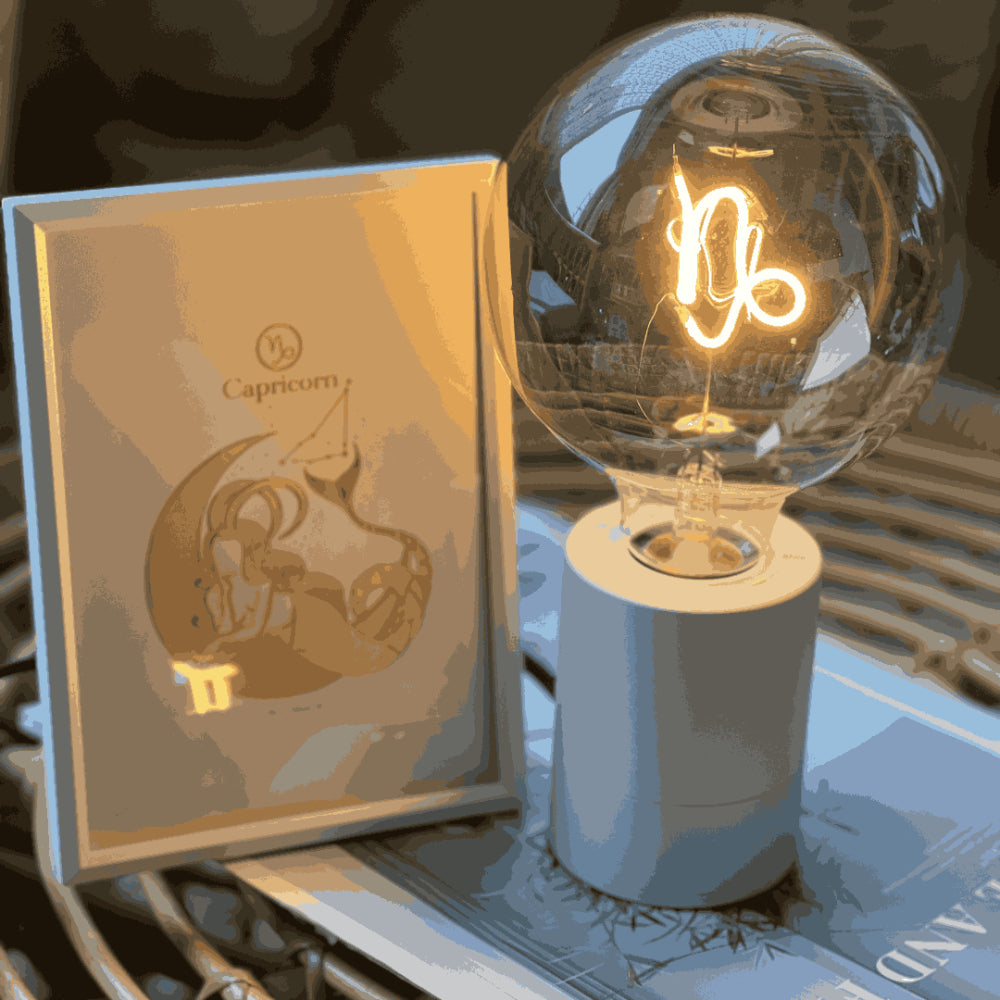 MITB by Elements Lighting Zodiac Capricorn E27 Bulb | LampTwist