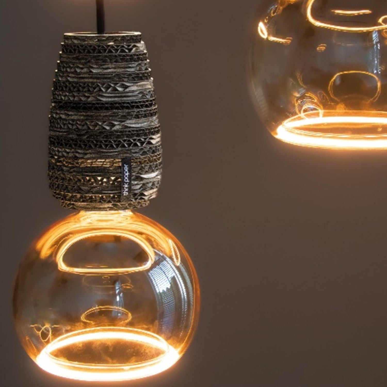 Think Paper Socket Pendant