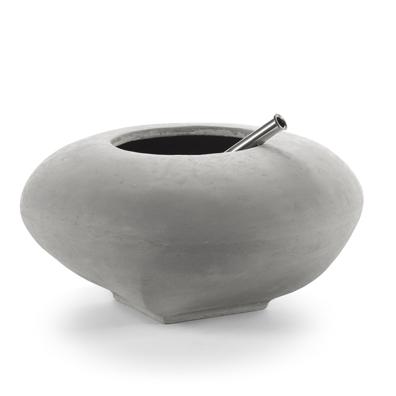 Serax Josephine Concrete Vase 06 with Glass Tube | LampTwist