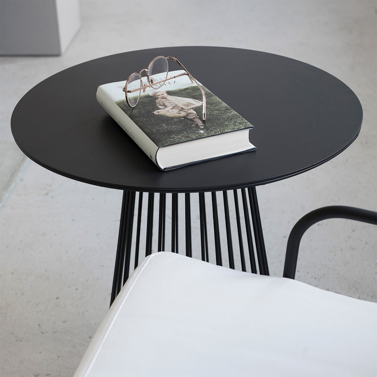 Serax Bistrot Table Garbo Black Metal Sculptures