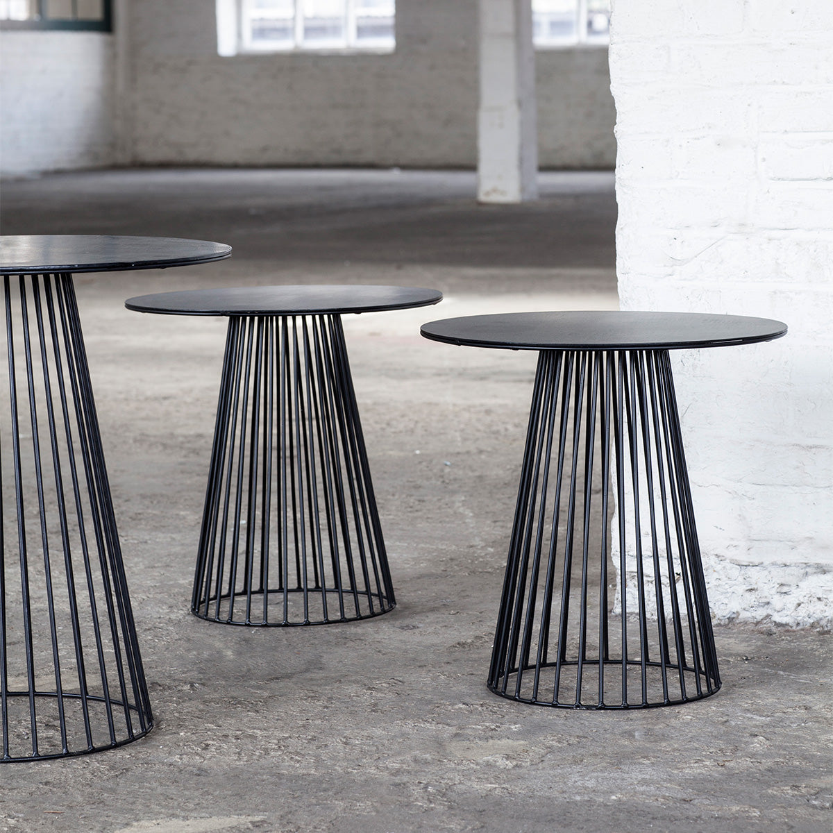 Serax Bistrot Table Garbo Black Metal Sculptures | LampTwist