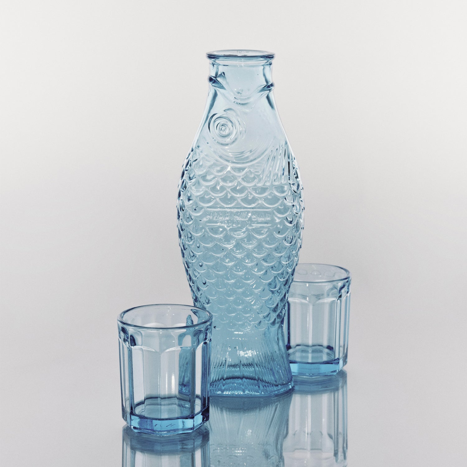 Serax Fish & Fish Set Carafe with 2 Glasses | LampTwist