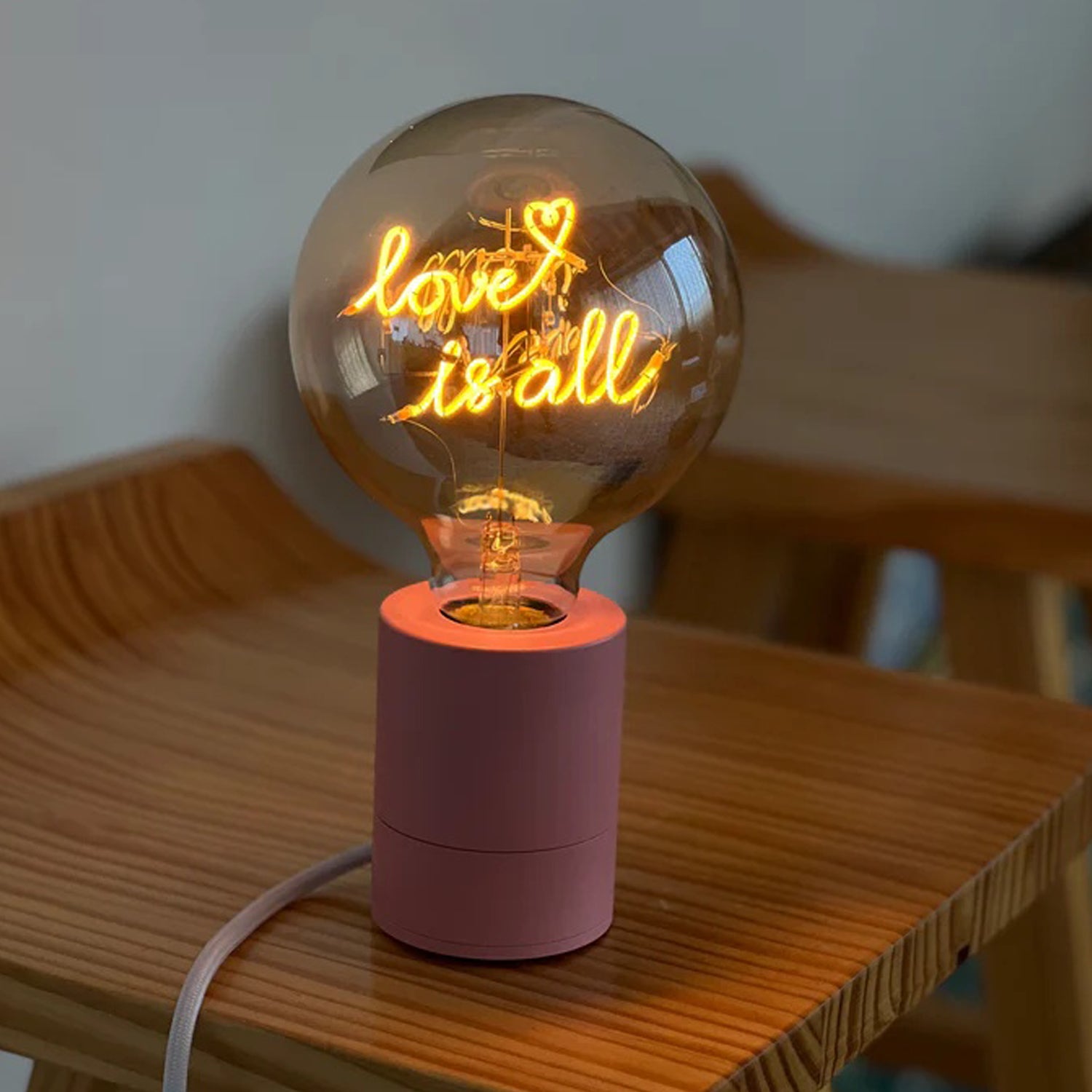 MITB by Elements Lighting Love is all E27 Bulb | LampTwist