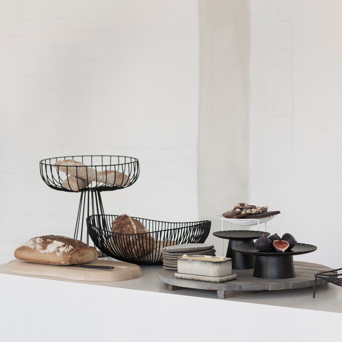 Serax Basket Oval Meo Metal Sculptures