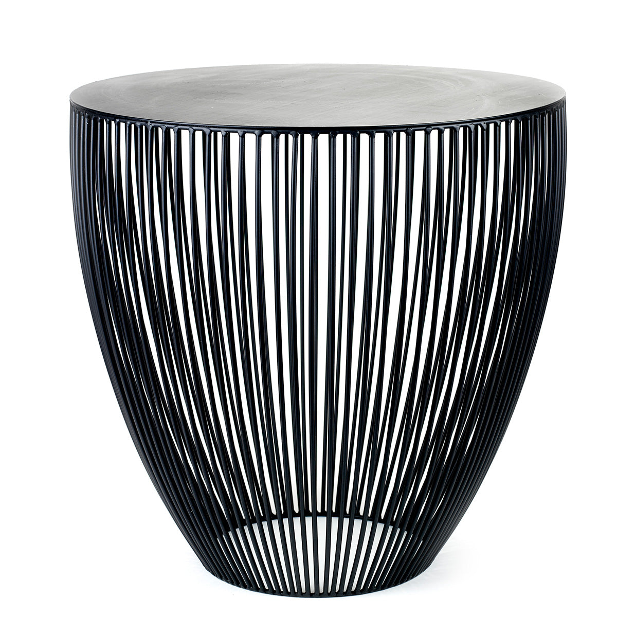 Serax Side Table Bingo Black Metal Sculptures