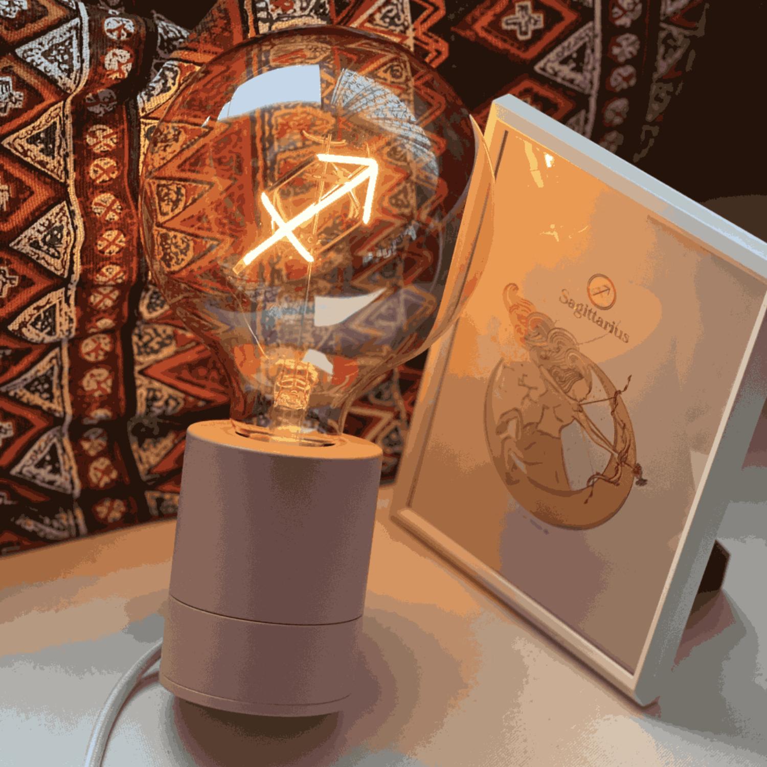 MITB by Elements Lighting Zodiac Sagittarius E27 Bulb | LampTwist