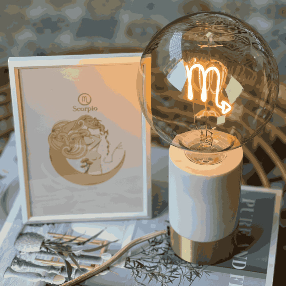 MITB by Elements Lighting Zodiac Scorpio E27 Bulb | LampTwist