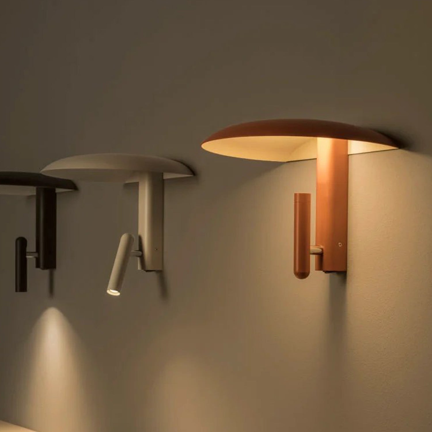 Marset Konoha Wall Lamp with Reading Light