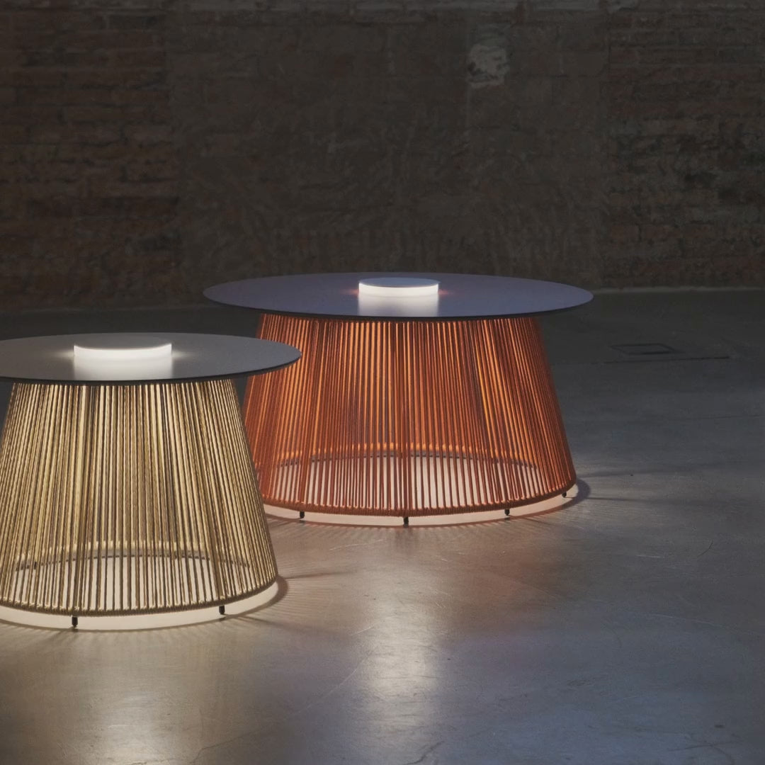 Bover Nit Outdoor Side Table with Lamp