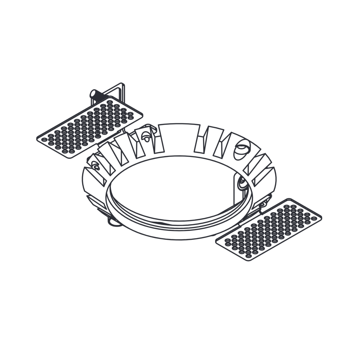 Modular Lighting Ring Recessed 82 Wink - Trimless | LampTwist