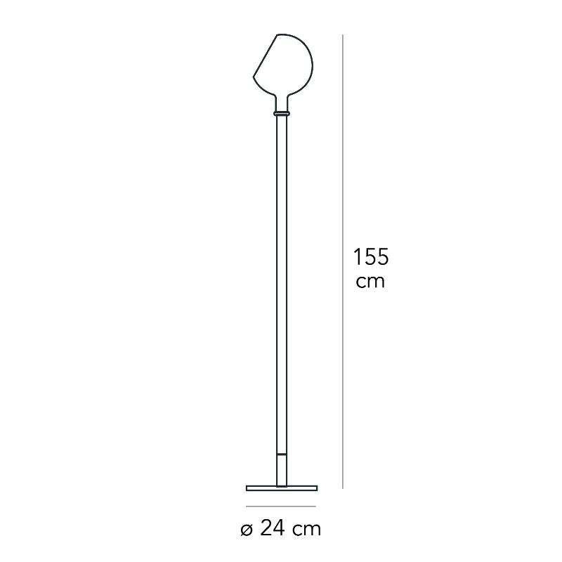 Fontana Arte Parola Floor Lamp