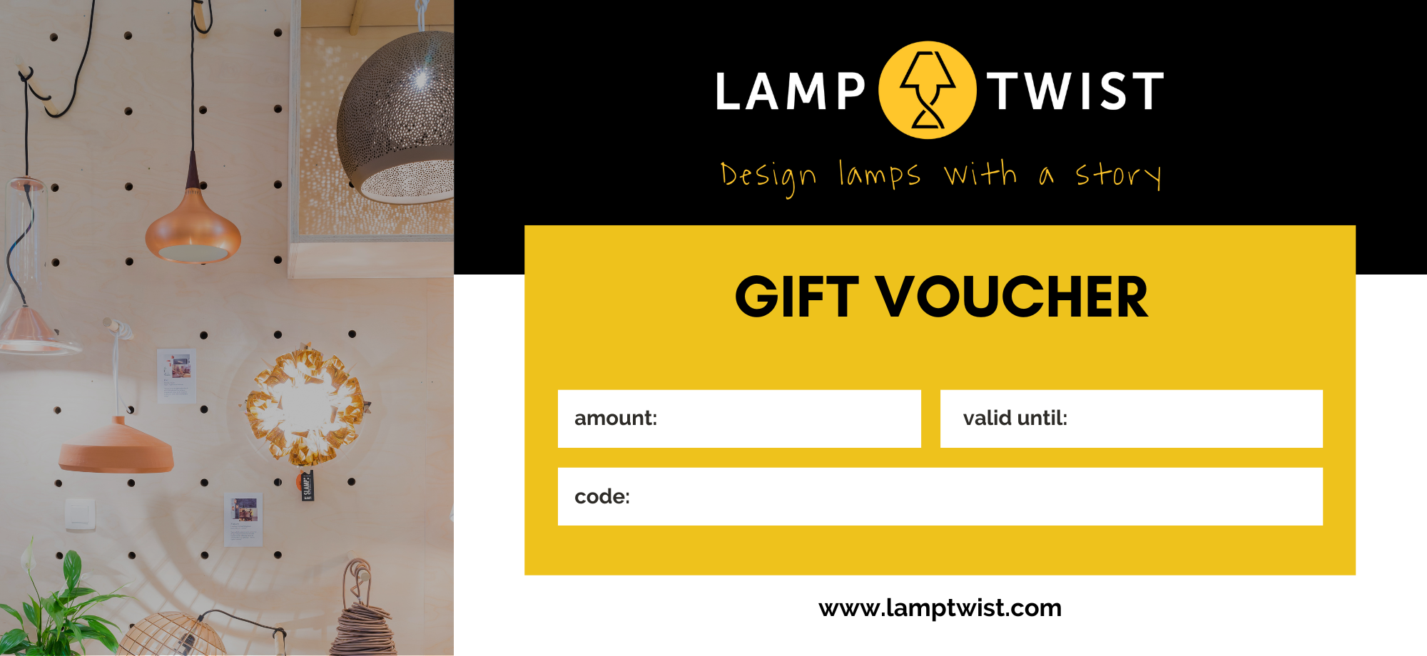 LampTwist Digital Gift Card